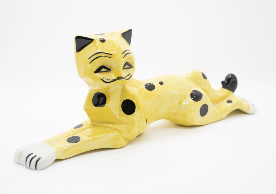 Lorna Bailey | Lorna Bailey figure of a cat lying down | MutualArt