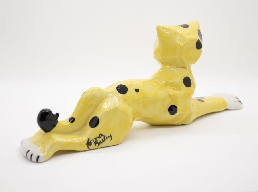 Lorna Bailey | Lorna Bailey figure of a cat lying down | MutualArt
