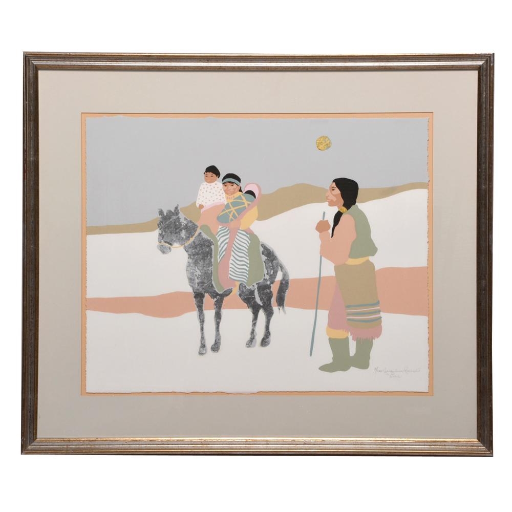 Jacqueline Rochester | Native American Family (1982) | MutualArt
