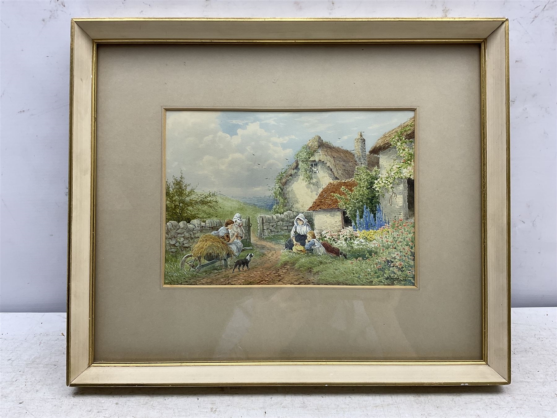 Henry Murray | Cottage Scene with Children Playing | MutualArt