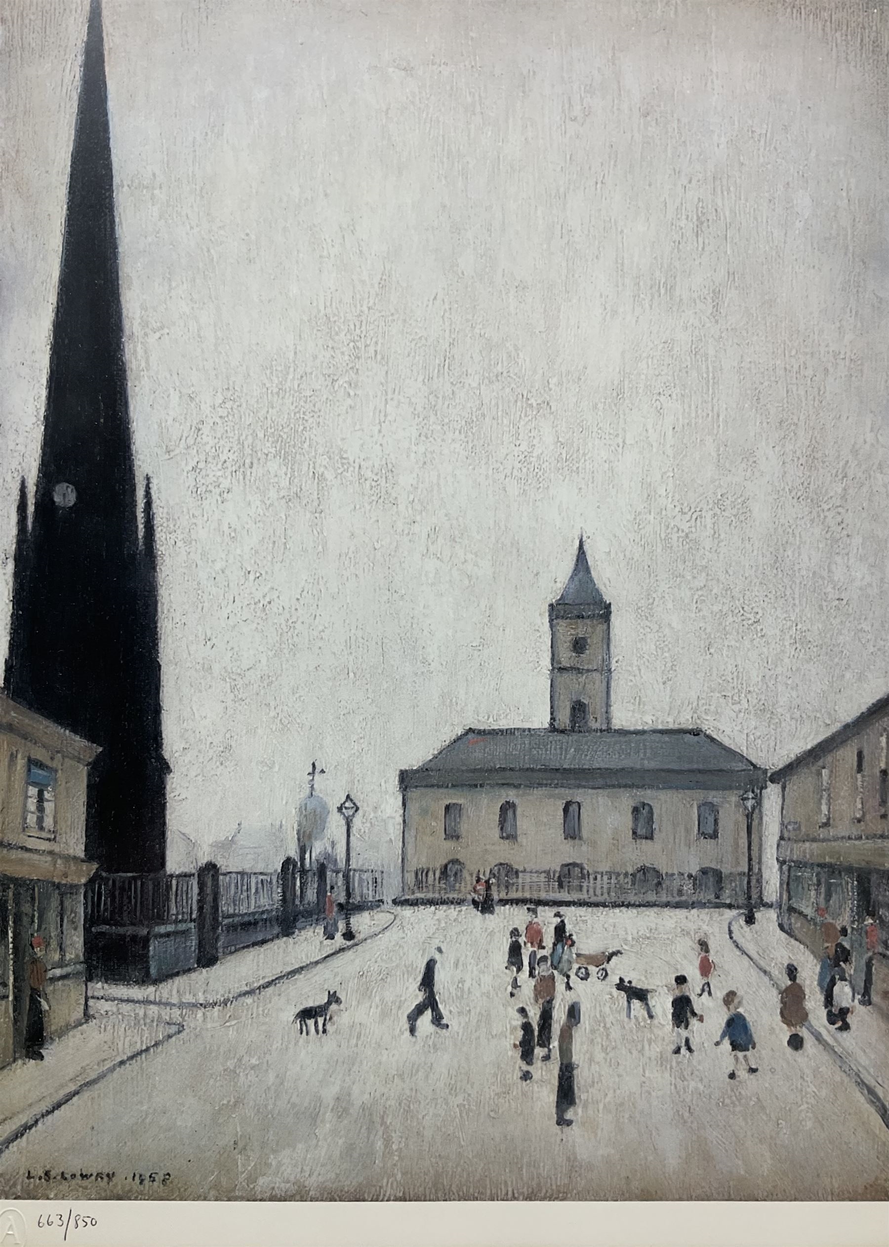 Laurence Stephen Lowry | Salford Street Scene | MutualArt