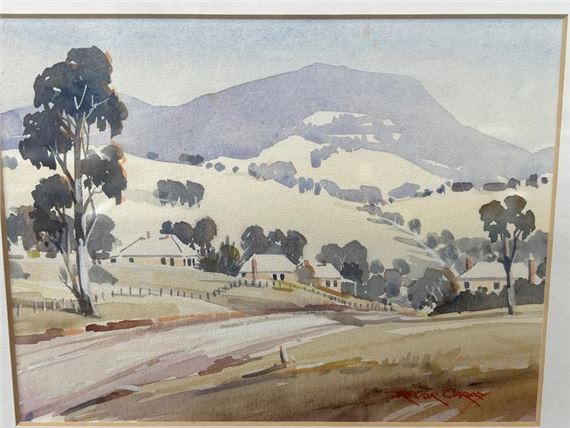 Trevor Opray | TREVOR OPRAY SIGNED WATERCOLOUR | MutualArt