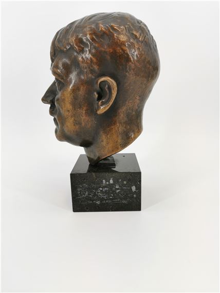 Theodor Linz | Porträtkopf Adolf Hitler (1939) | MutualArt