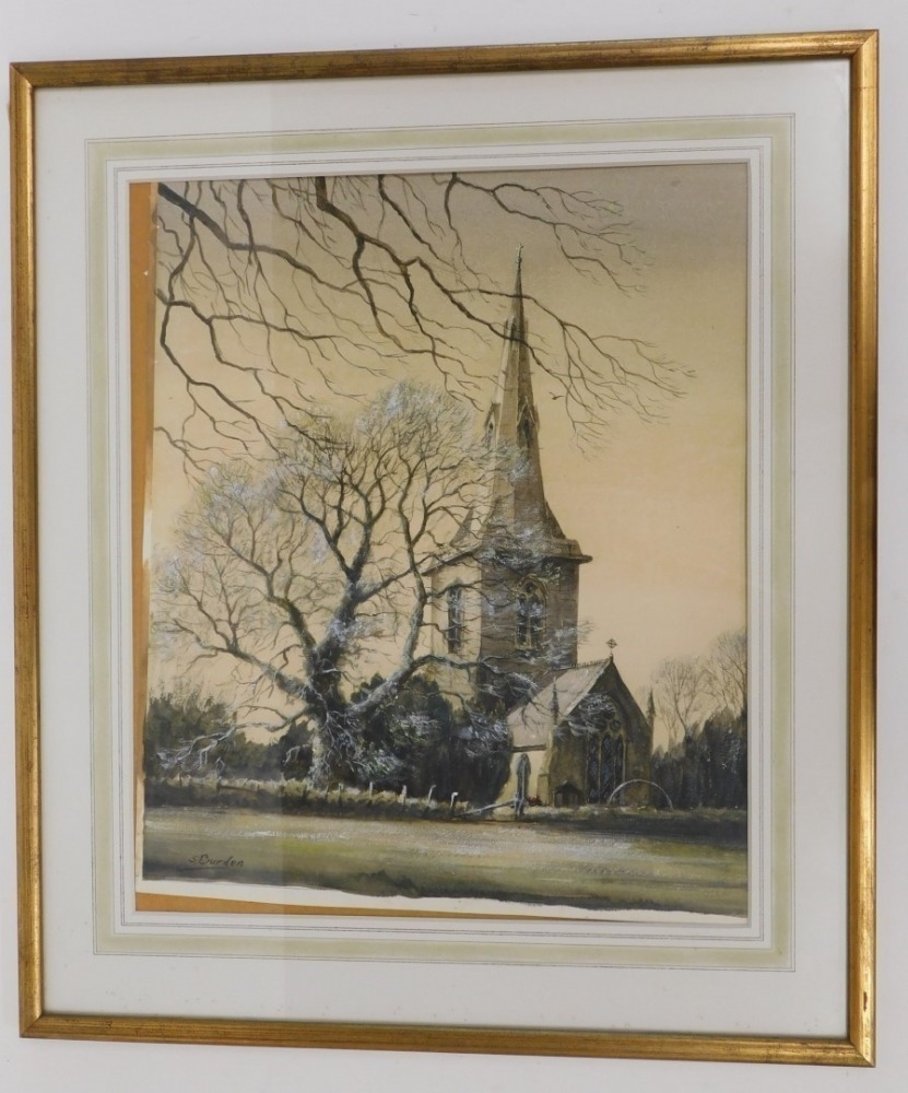Sam Burden | Church scene | MutualArt
