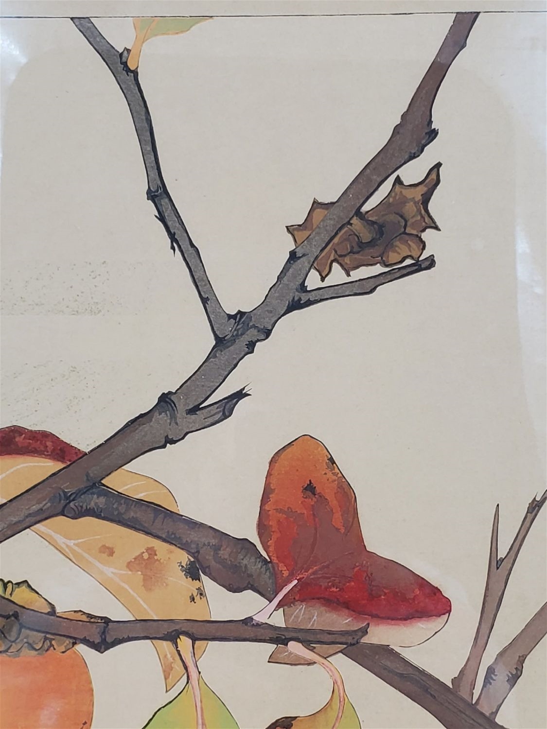 Rakusan Tsuchiya | Persimmon and Shrike | MutualArt