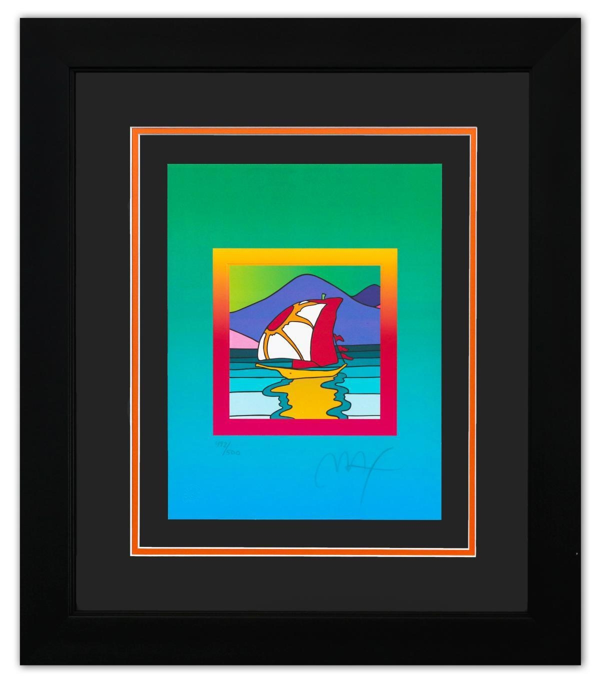 Peter Max | Sailboat East On Blends | MutualArt