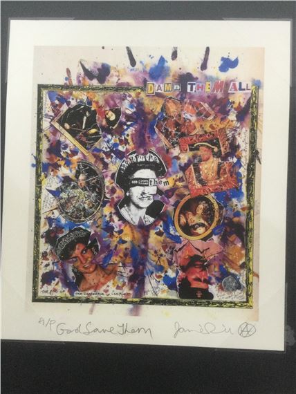 Jamie Reid | ARTIST'S PROOF SIGNED PIGMENT PRINT ON PAPER | MutualArt