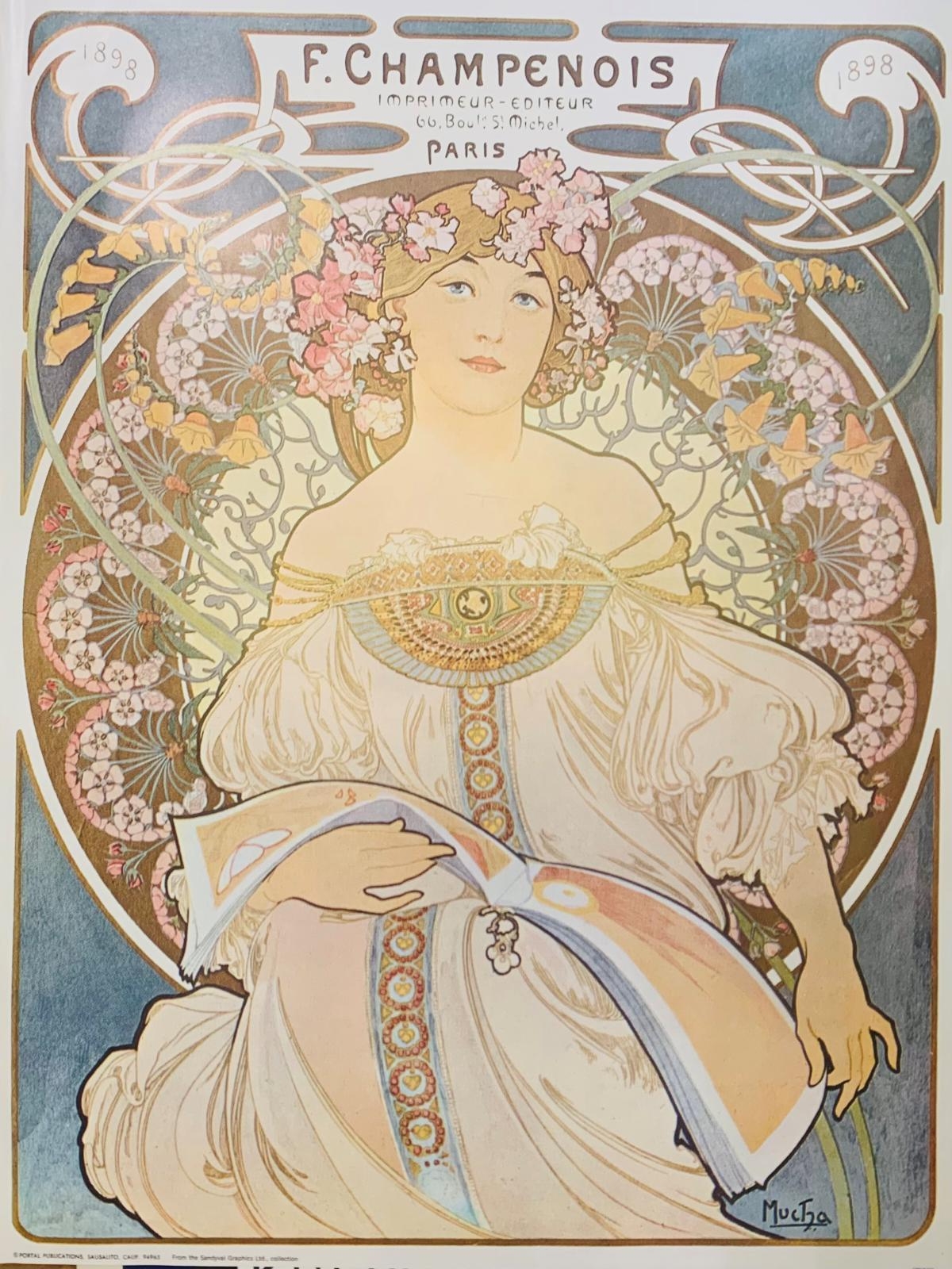 Alphonse Mucha | THE FOUR PRECIOUS STONES: EMERALD, AMETHYST, RUBY AND ...