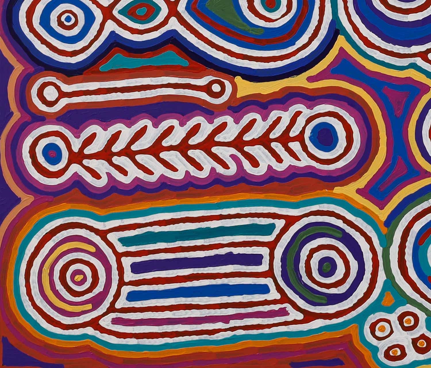 Judy Watson Napangardi | Mina Mina (2014) | MutualArt