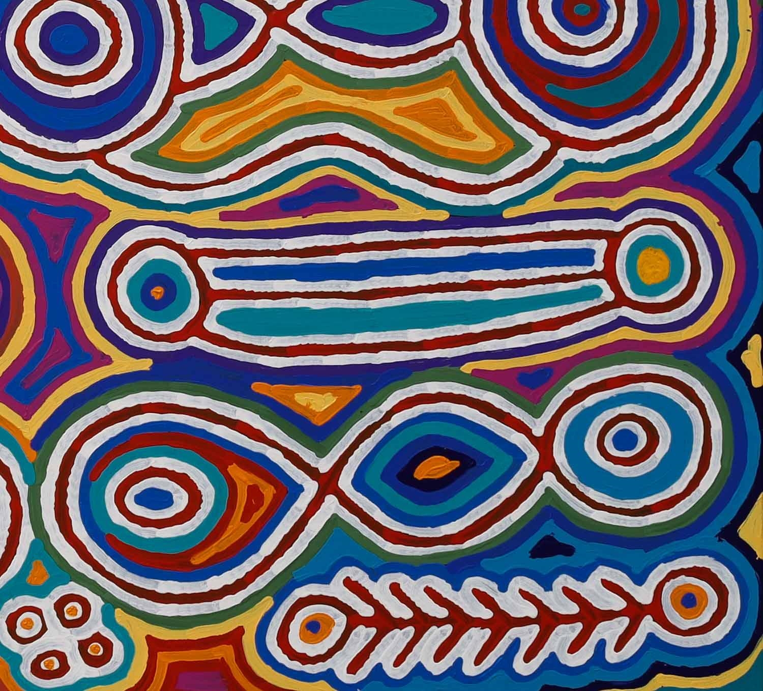 Judy Watson Napangardi | Mina Mina (2014) | MutualArt