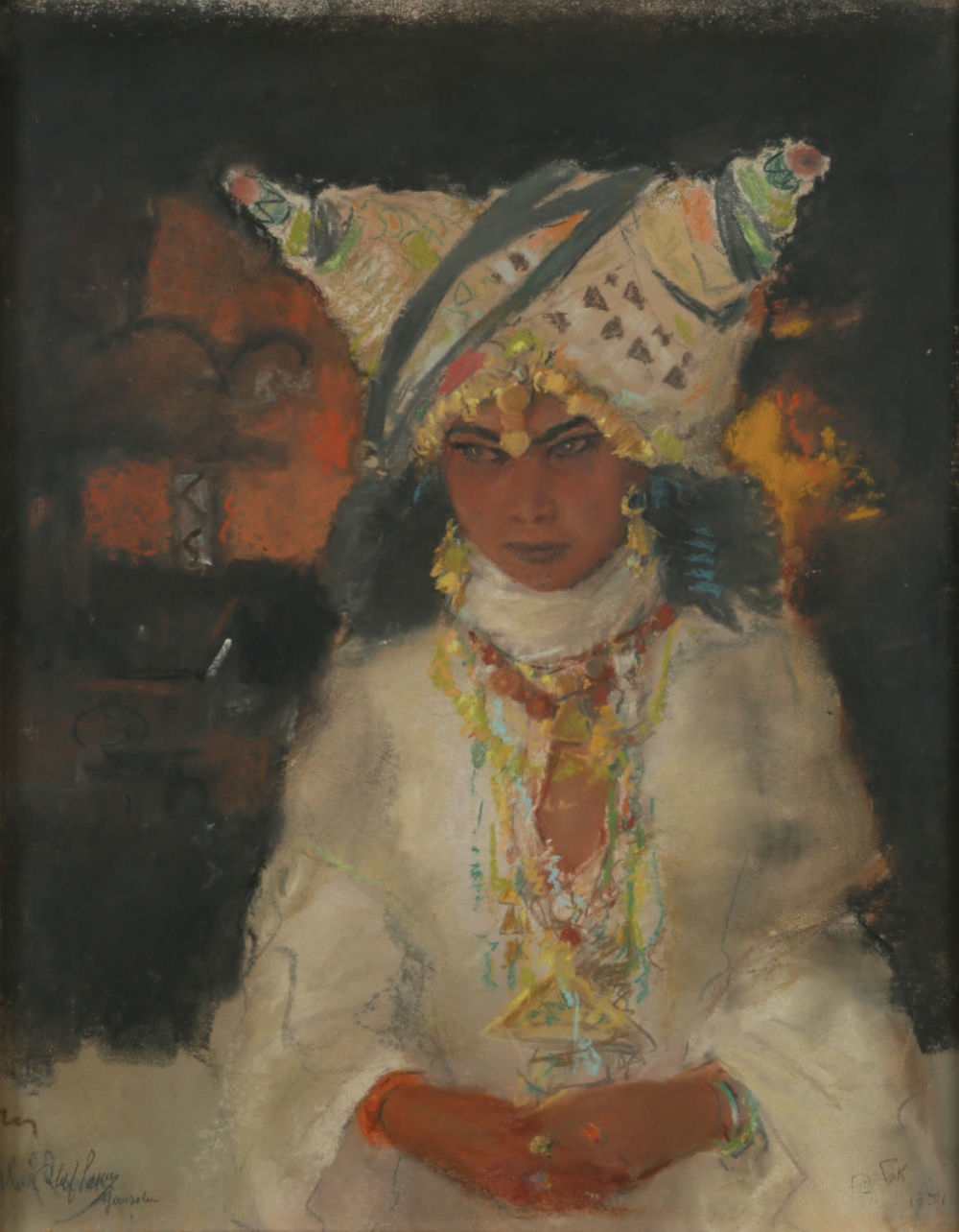 Abel Pann | David and his Wives | MutualArt