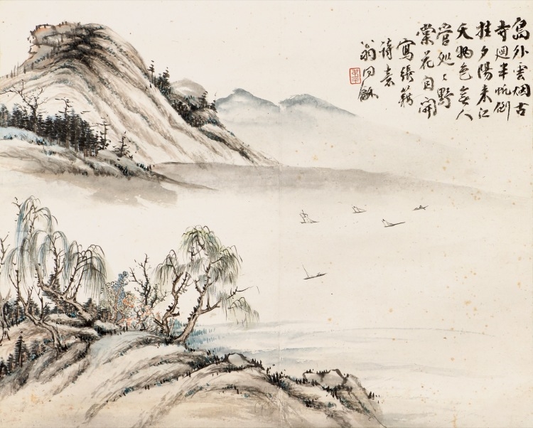 Weng Tonghe | Wrote Zhang Ji's poetry | MutualArt