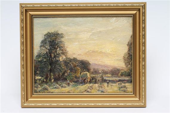 Herbert Royle | Hay Harvesting in Wharfedale | MutualArt