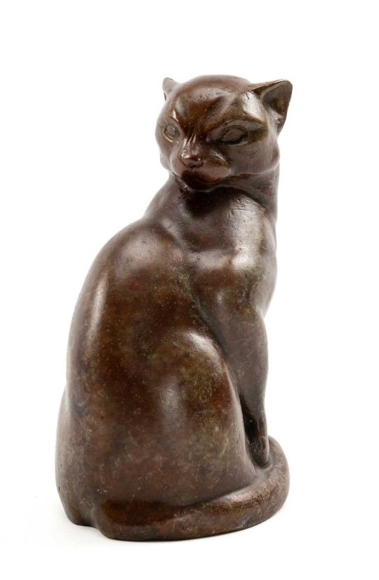 Felicity Auden | seated cat | MutualArt