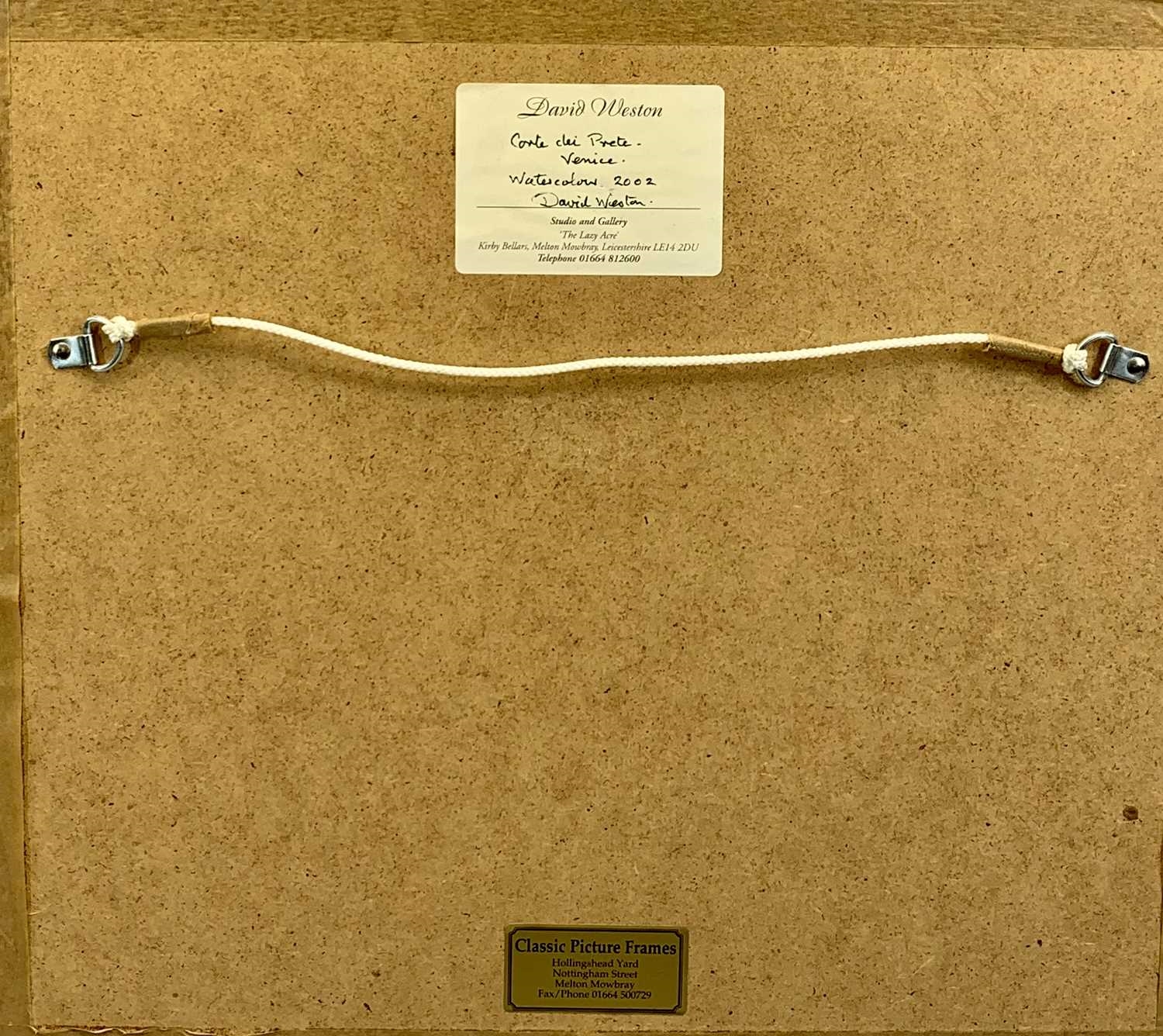 David Weston | Corte du Prete Venice 2002 (2002) | MutualArt