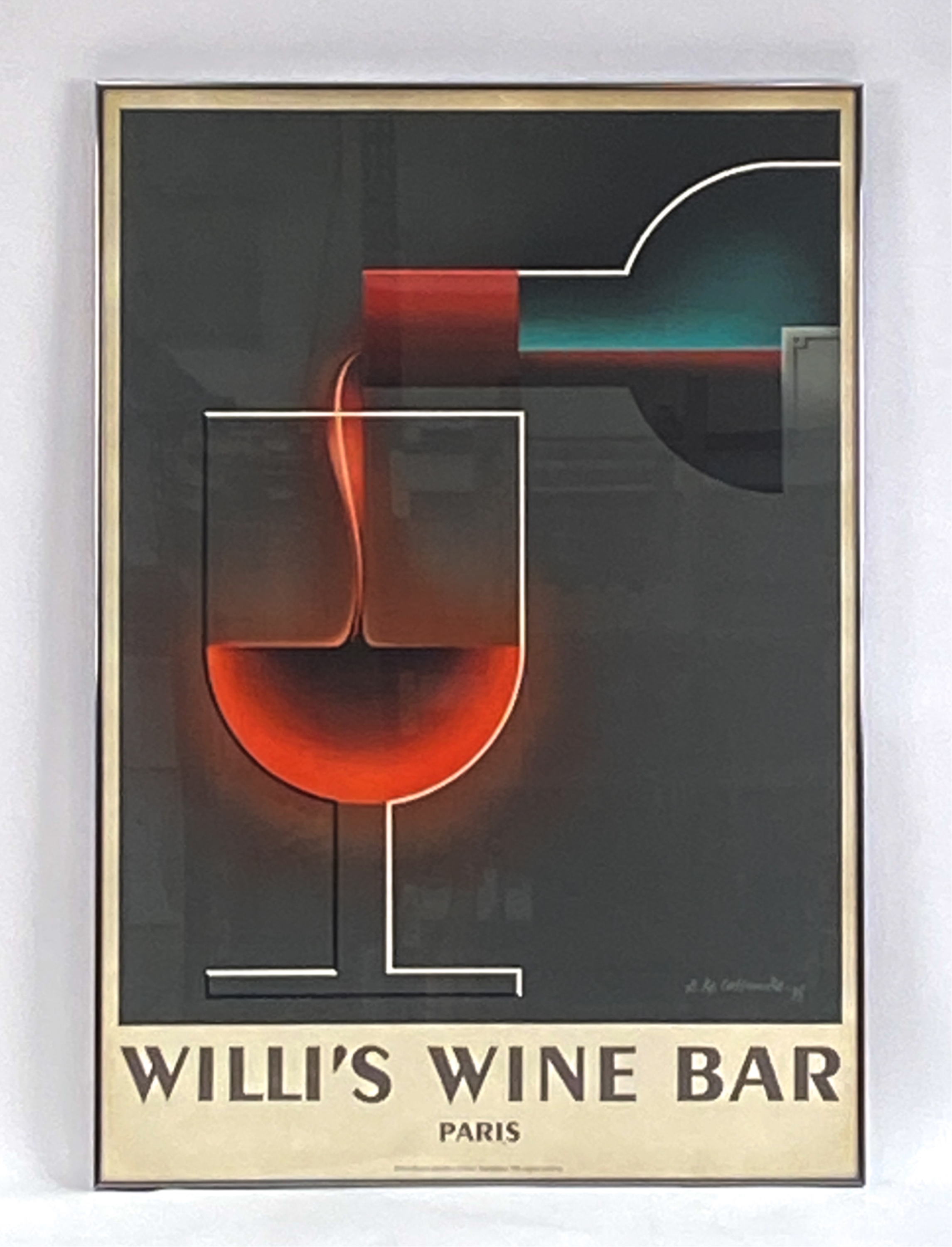 A.M. Cassandre | S WINE BAR POSTER (1935) | MutualArt