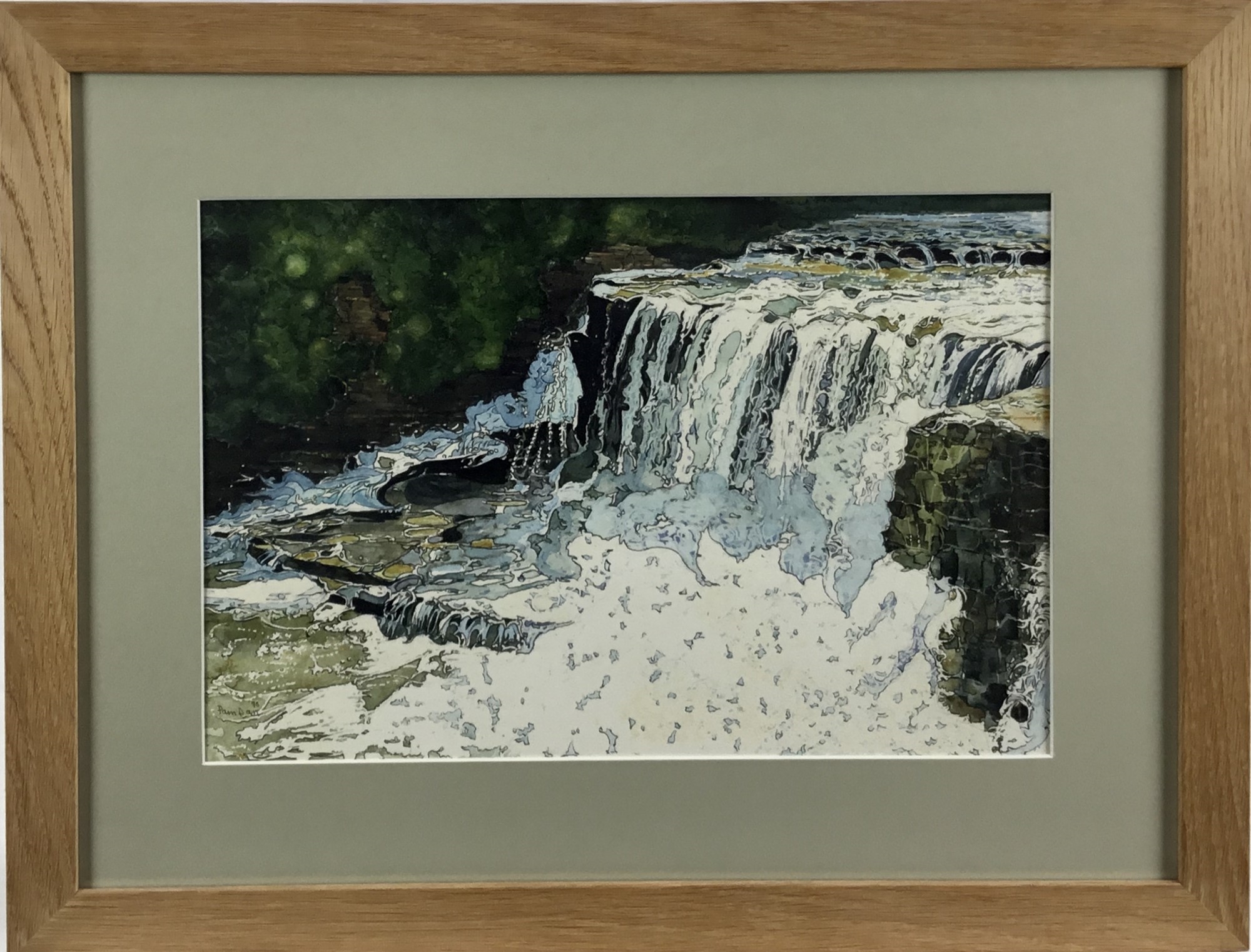 Pam Dan | a waterfall | MutualArt