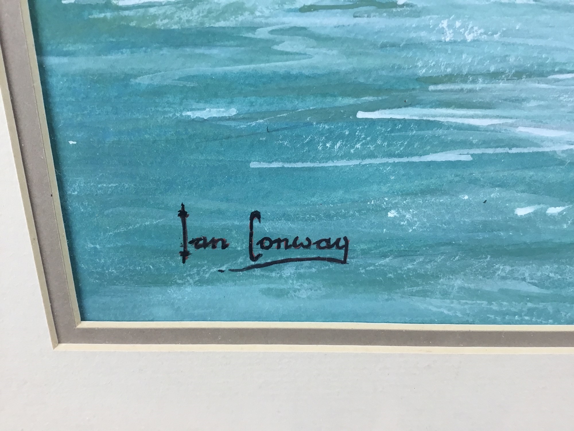 Ian Conway | Racing Yacht under way | MutualArt