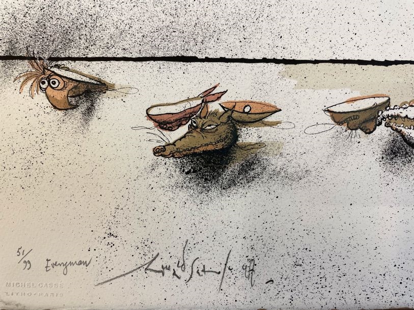 Ronald Searle | Everyman (1997) | MutualArt