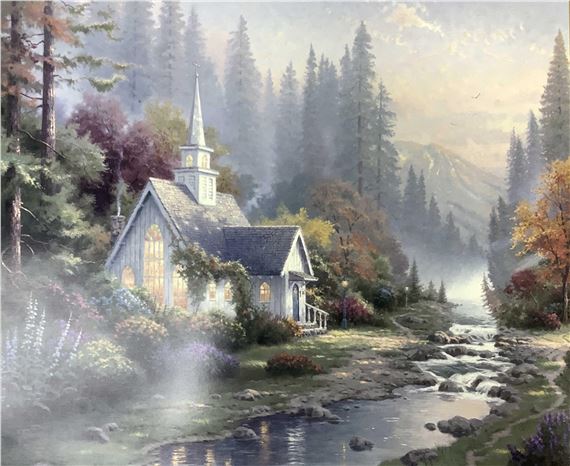 Thomas Kinkade | Thomas Kinkade Prints With Mats | MutualArt