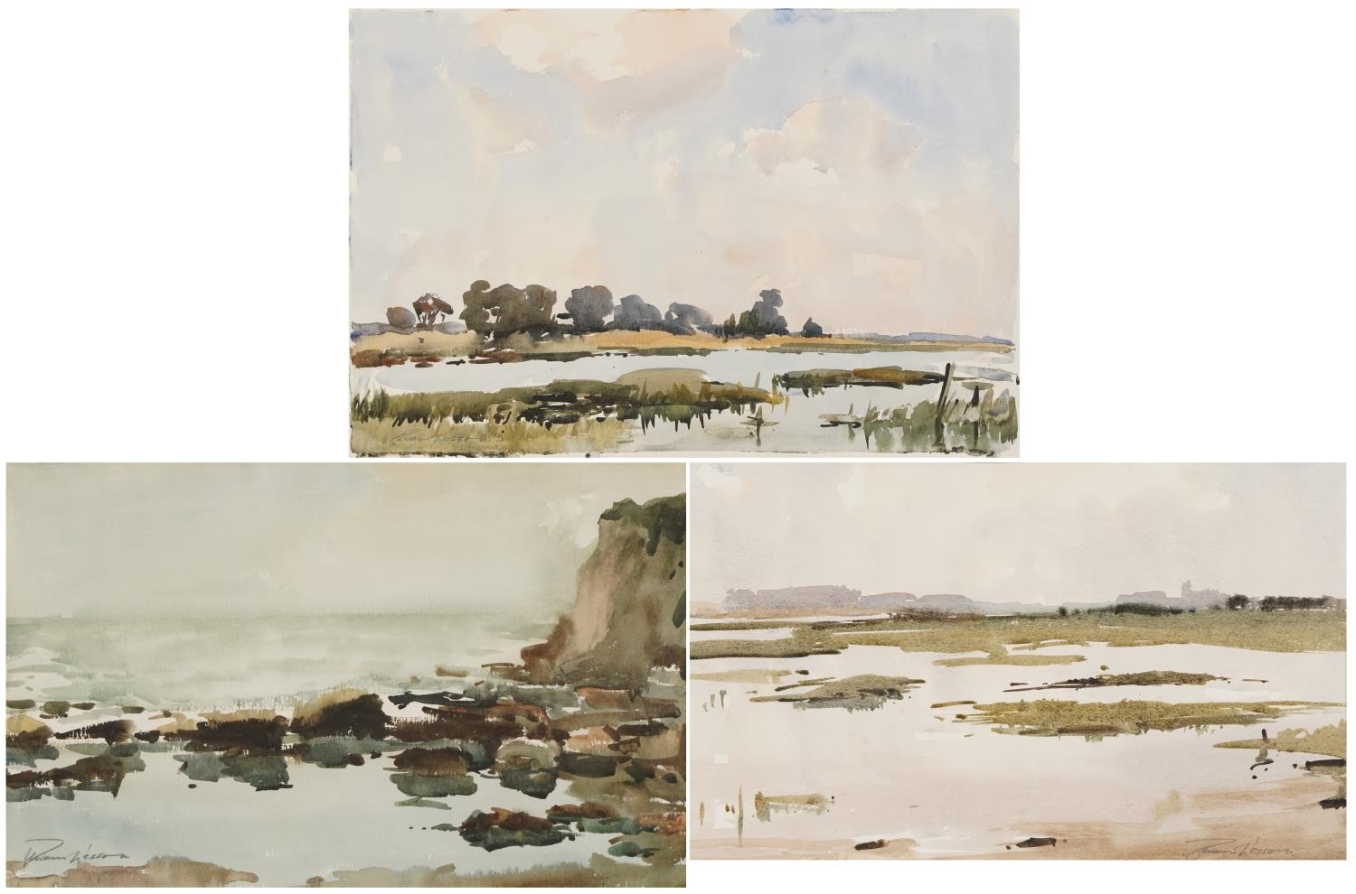 Edward Wesson | Near the River Wey | MutualArt