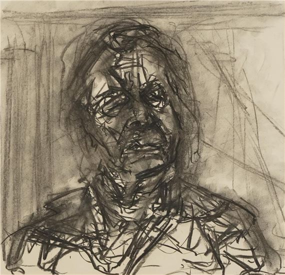 Frank Auerbach | Portrait of a gentleman | MutualArt