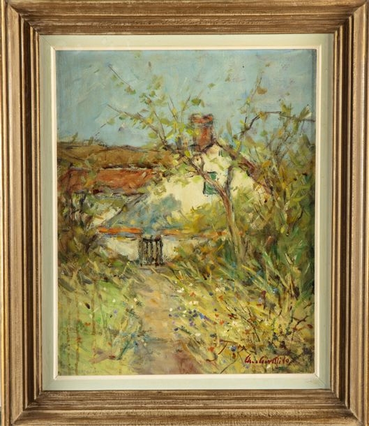 Emile Louis Auguste Chevalier-Milo | House in the countryside | MutualArt