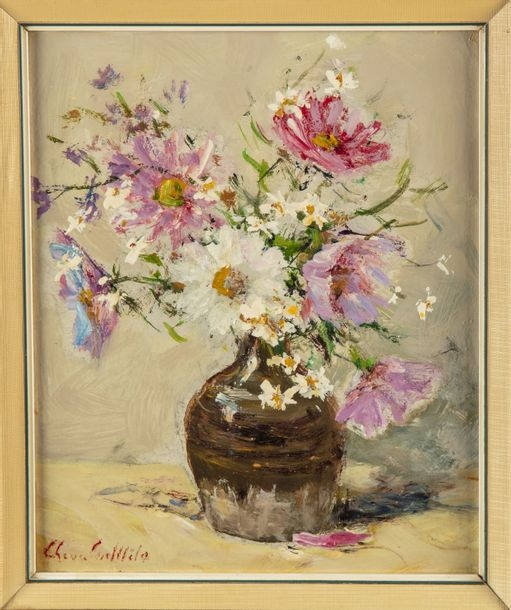 Emile Louis Auguste Chevalier-Milo | Bunch of flowers | MutualArt