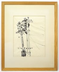 Maxwell Bennett Bates | The Lineman (1959) | MutualArt