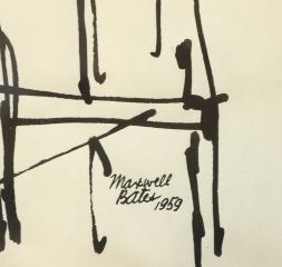 Maxwell Bennett Bates | The Lineman (1959) | MutualArt