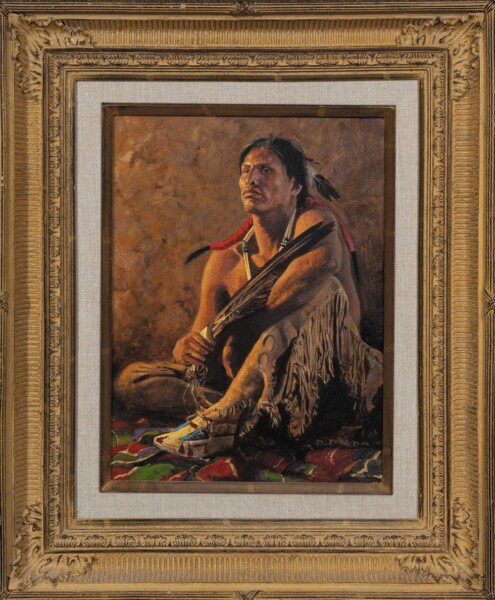 David Mann | A Feather in Hand | MutualArt