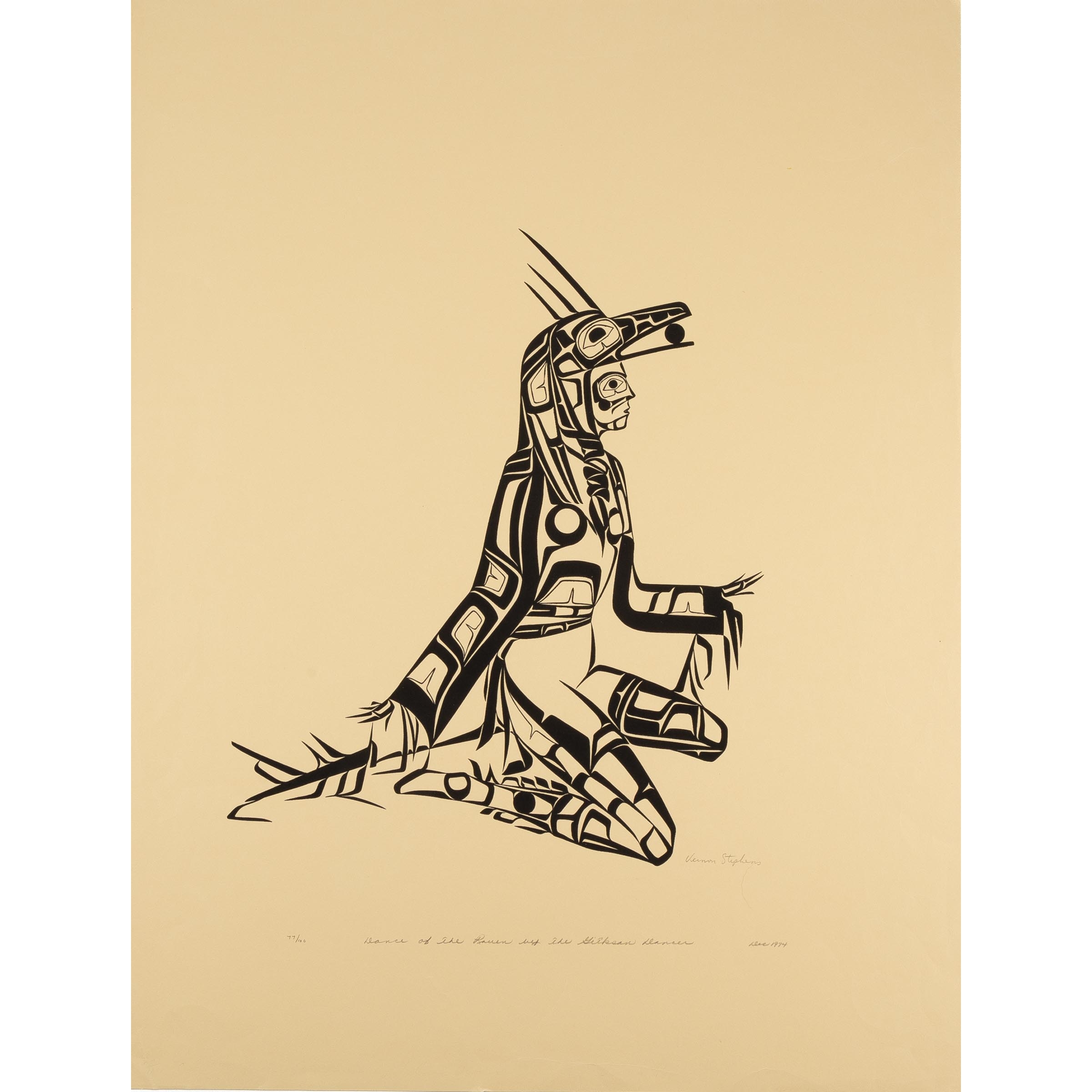 Vernon Stephens | DANCE OF THE RAVEN BY THE GITKSAN WOMAN | MutualArt