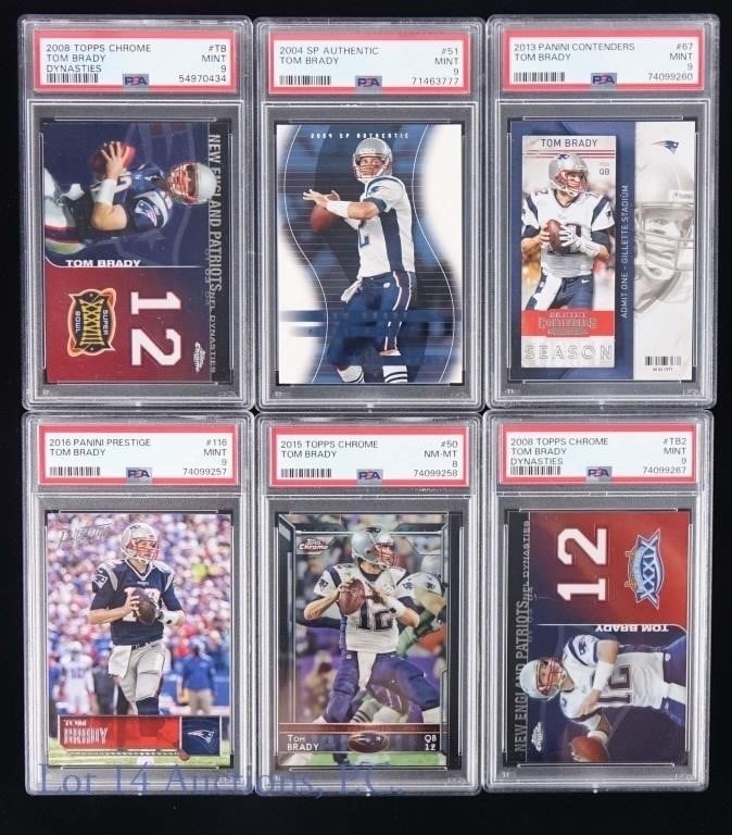 Tom Brady | PSA Graded Football Cards | MutualArt