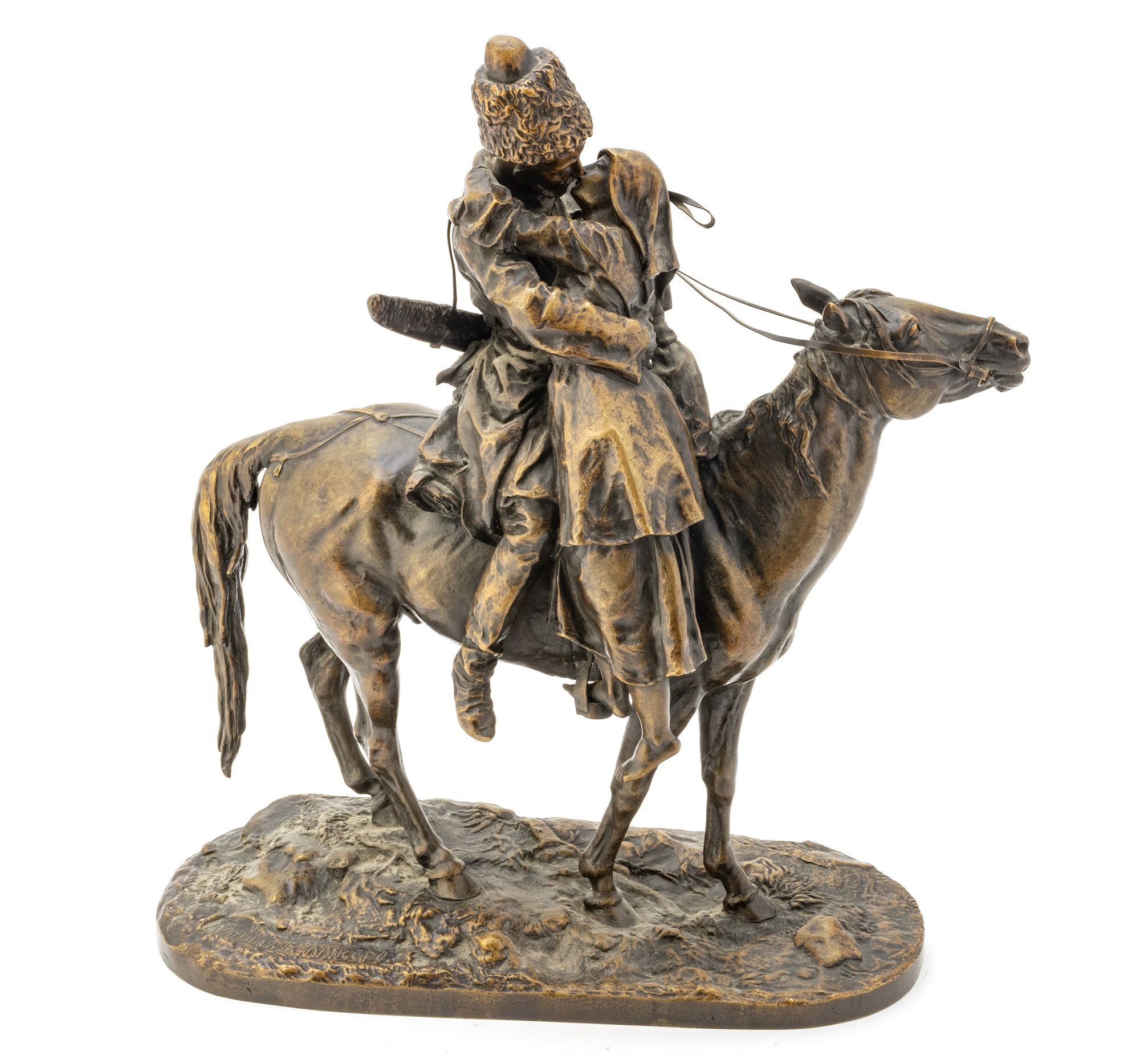 Evgeny Alexandrovitch Lanceray | Farewell Kiss | MutualArt