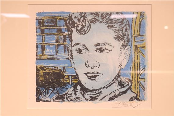 David Bromley | Young Man in Blue | MutualArt
