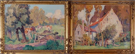 Henri Roidot | Vaches au pré | MutualArt