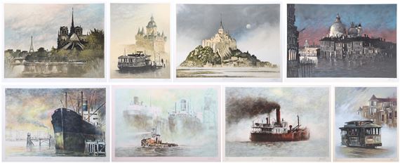John Kelly | Landmarks and boats | MutualArt