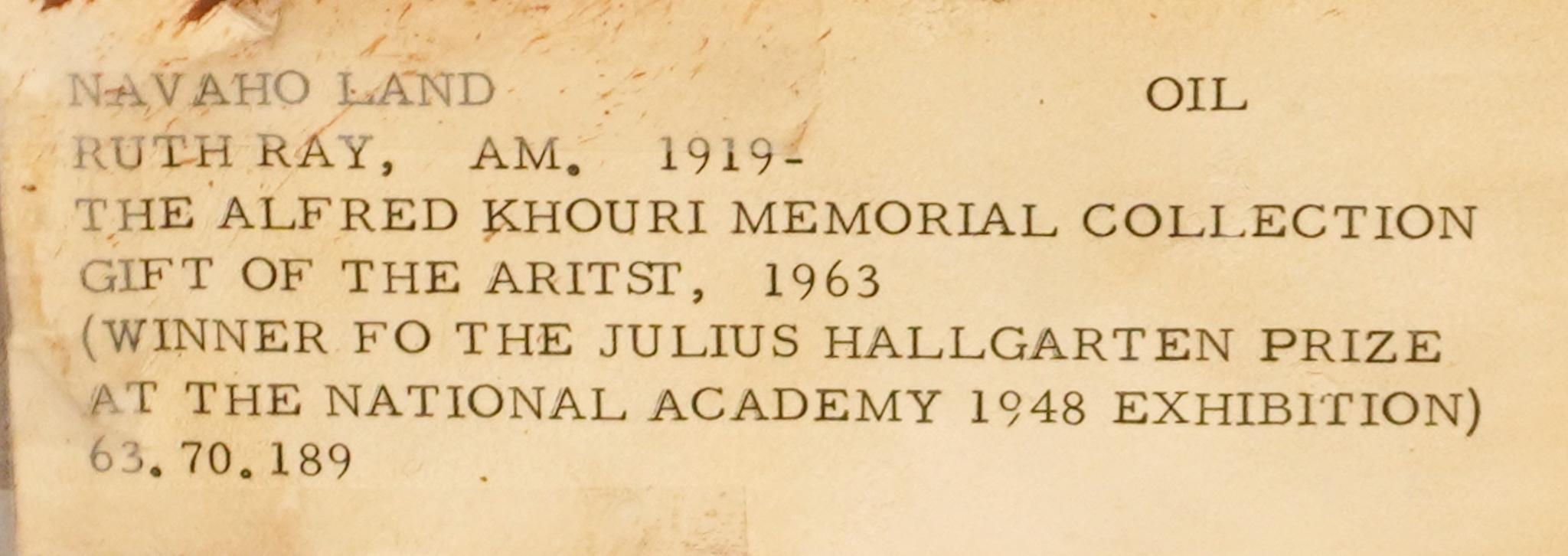 Ruth Ray | Navajo Land (1947) | MutualArt