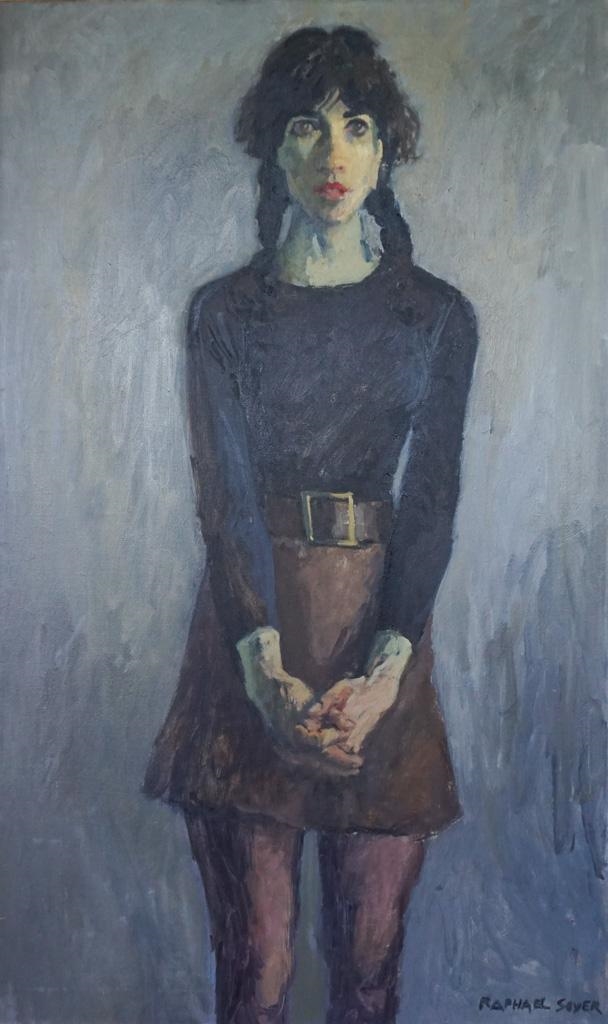 Raphael Soyer | Girl Standing | MutualArt