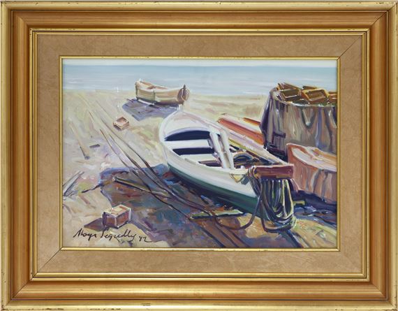 Felix Moya Segrelles | BARCAS EN LA PLAYA (1982) | MutualArt