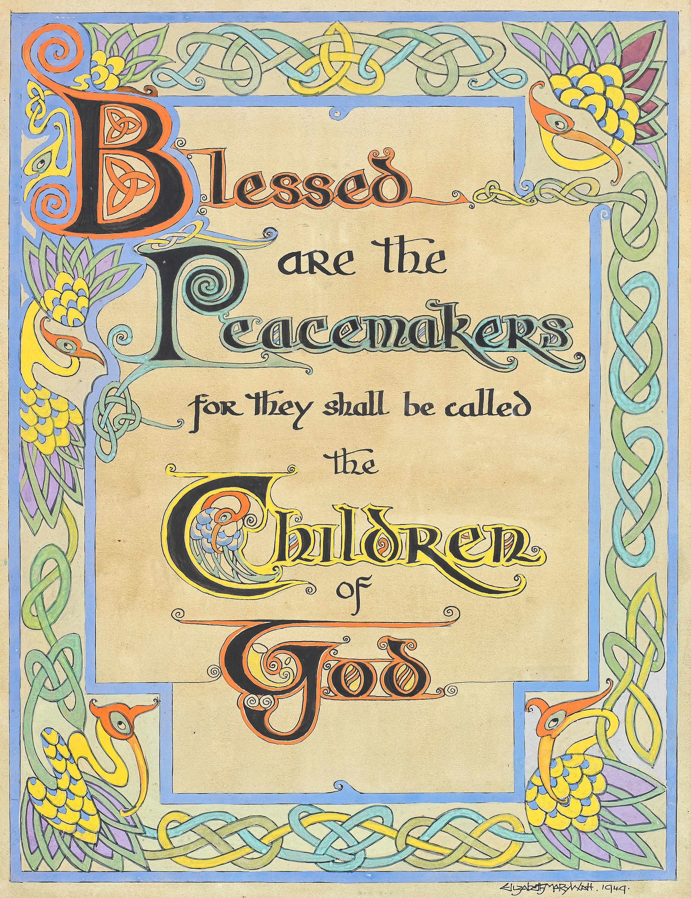 Elizabeth Mary Watt | Celtic Illumination (1949) | MutualArt