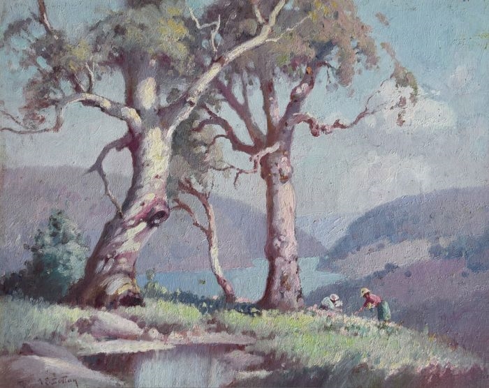 Alfred Sutton | Flower Picking | MutualArt