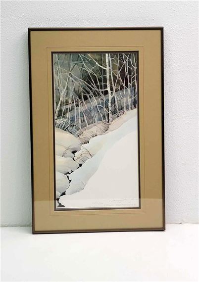 Nancy Taylor Stonington | Snow Covered Birch Trees | MutualArt