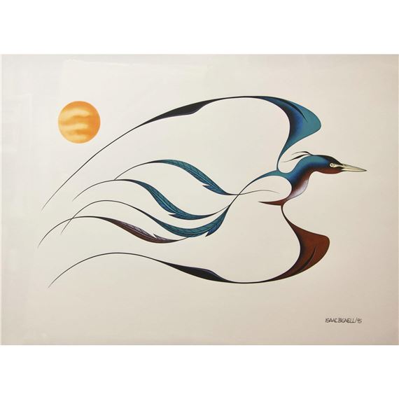 Isaac Bignell | UNTITLED (BIRD IN FLIGHT) (95) | MutualArt