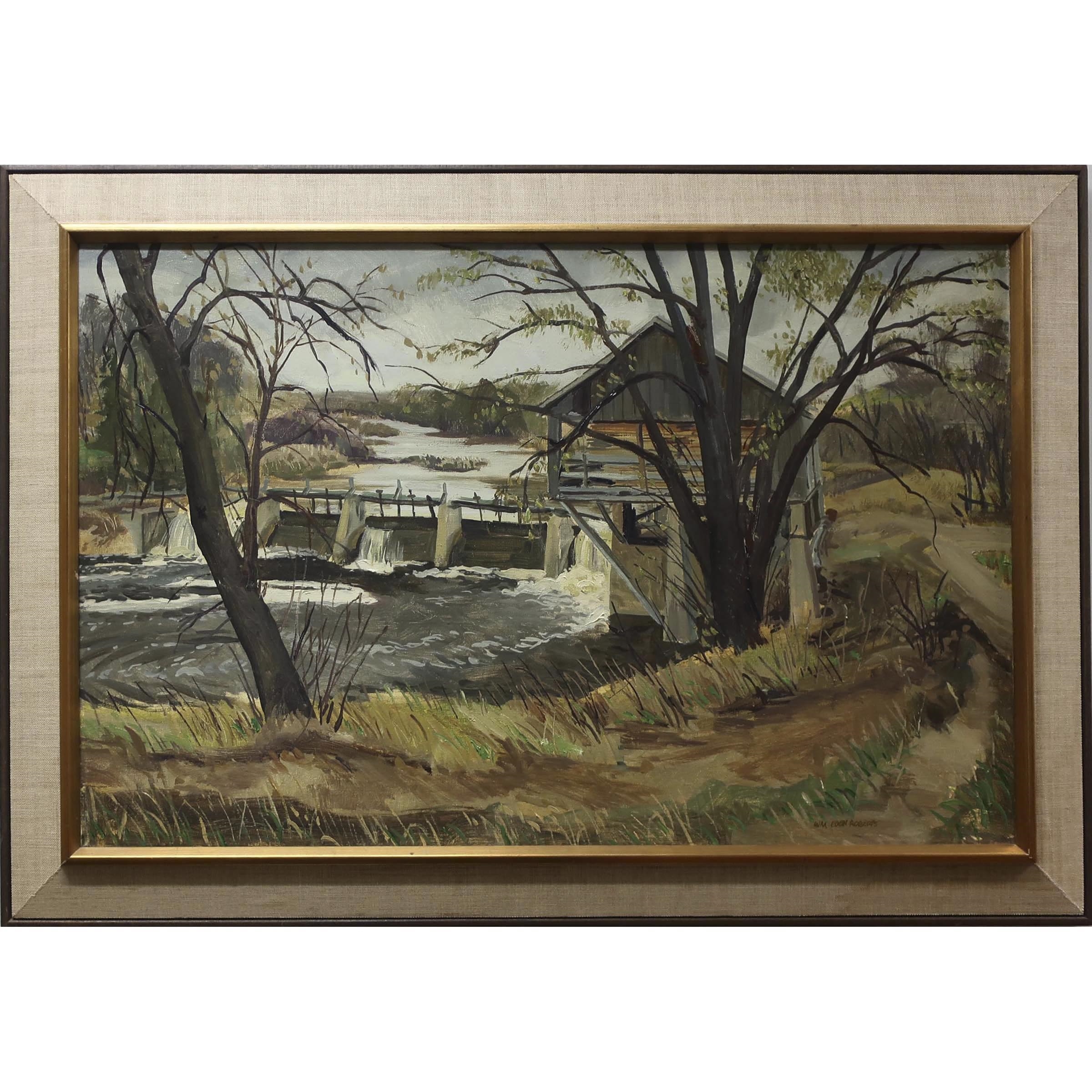 William Eden Roberts | UNTITLED (THE OLD DAM) | MutualArt