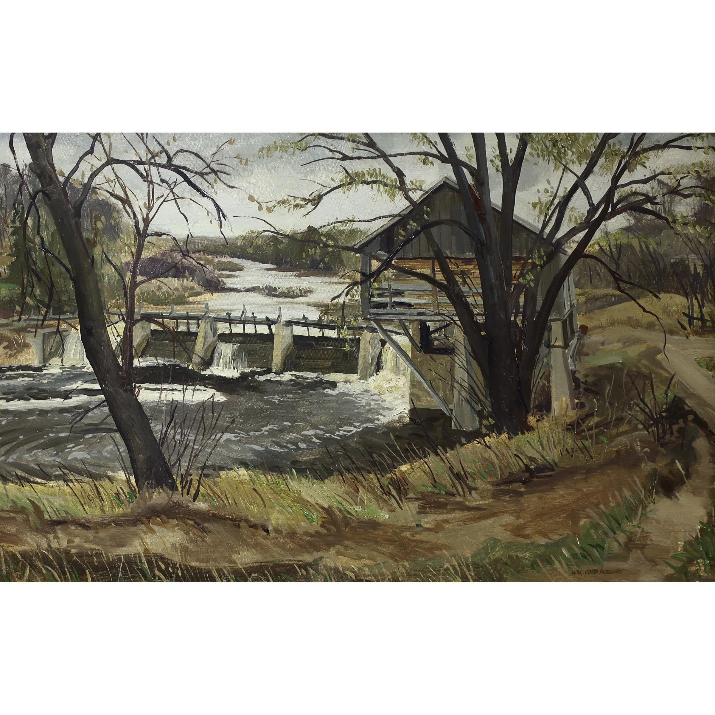 William Eden Roberts | UNTITLED (THE OLD DAM) | MutualArt