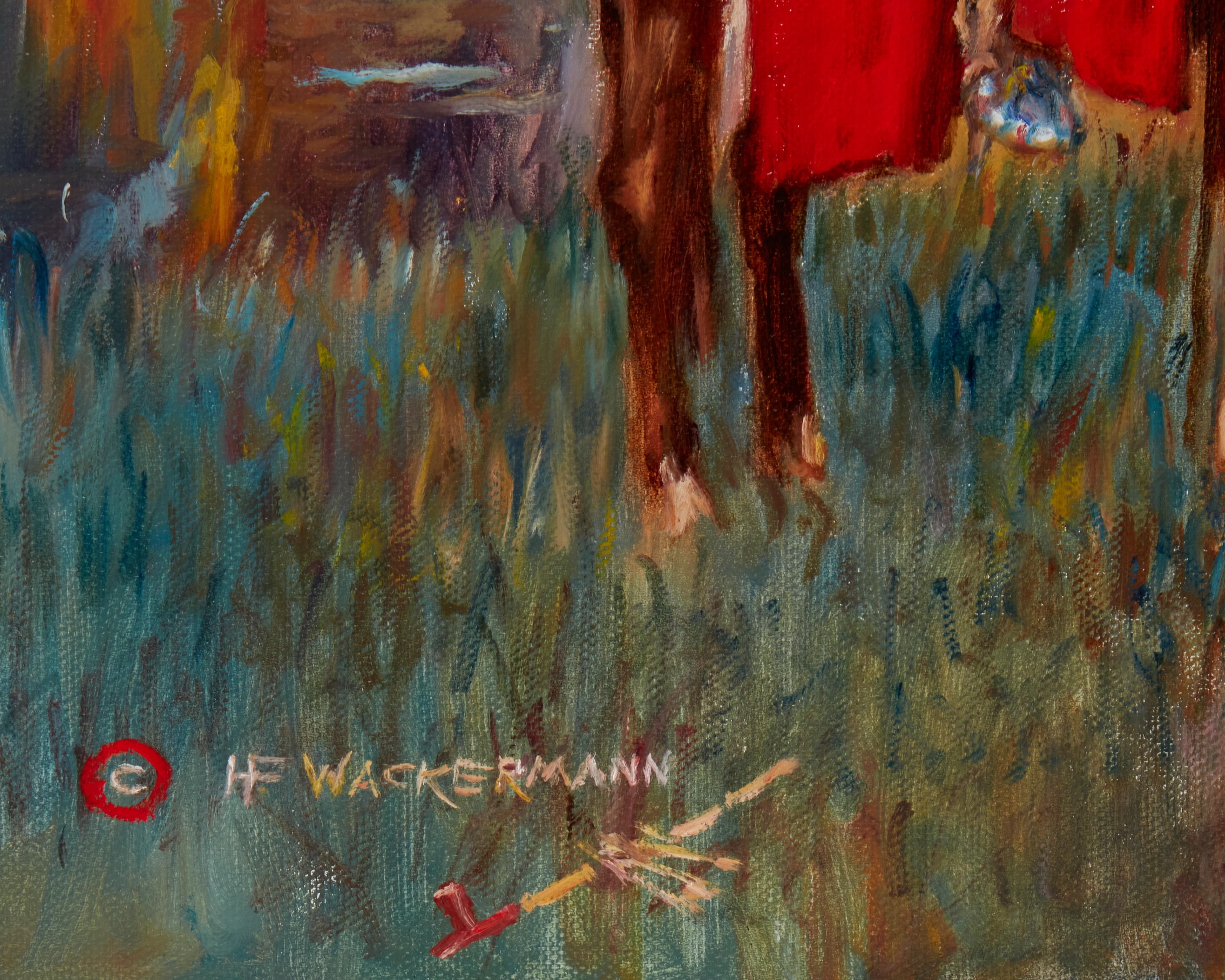 Hubert Wackermann | Dakota Sioux Campfire (2023) | MutualArt