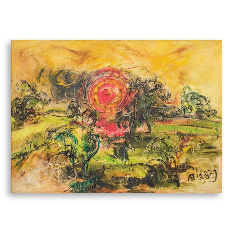 Affandi | Self portrait (1975) | MutualArt