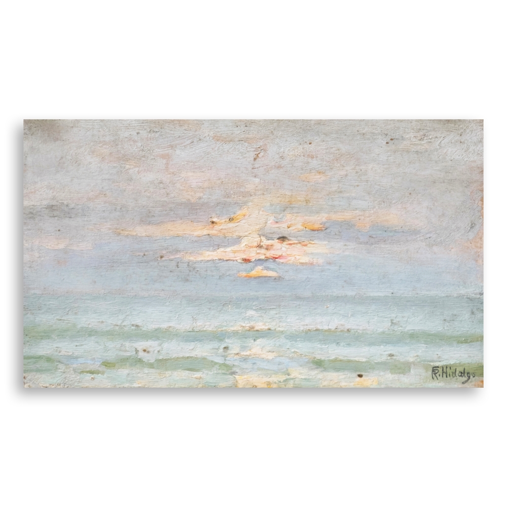 Félix Resurrección Hidalgo | Seascape (Circa 1895) | MutualArt