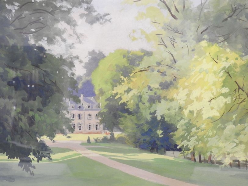 Rene Pean | Vues du château et Le Vieux Logis ; Untitled | MutualArt